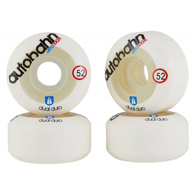 Autobahn Dual Duro Ultra Skateboard Wheels - 52mm 100a - Newtons Shred