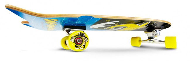 Smoothstar Flying Fish Yellow Surfskate Complete - 10" x 32" - Newtons ...